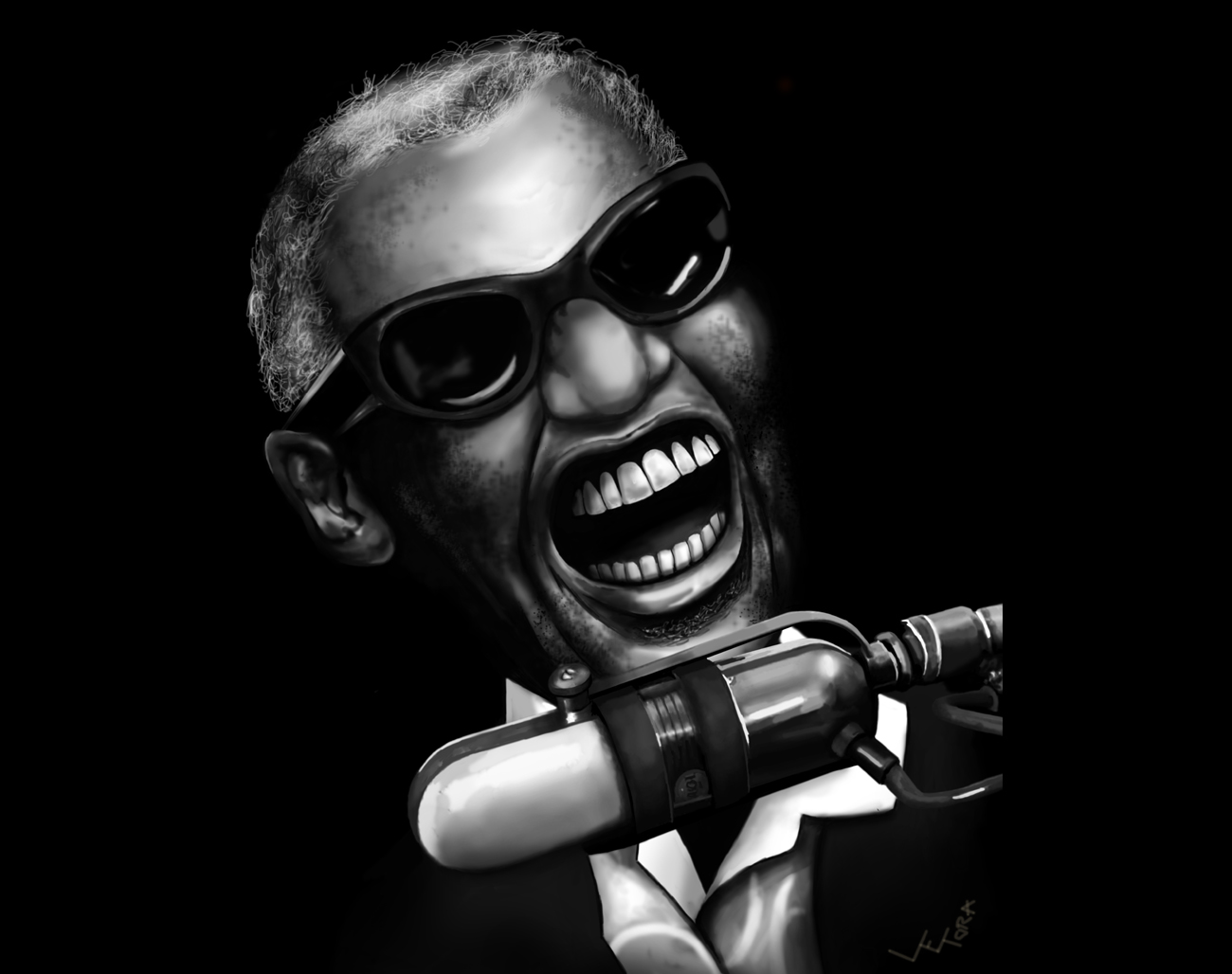 Ray Charles Painting - Artist, Landscape Architect, Educator