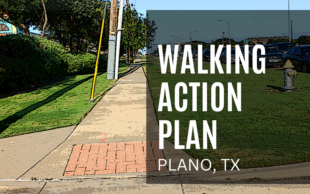 Walking Action Plan - Plano Texas - Artist, Landscape Architect, Educator